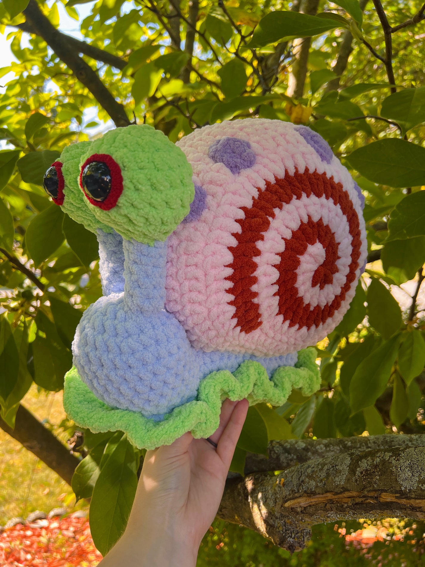 Snail Crochet Plushie – Beautiful Soul Collective